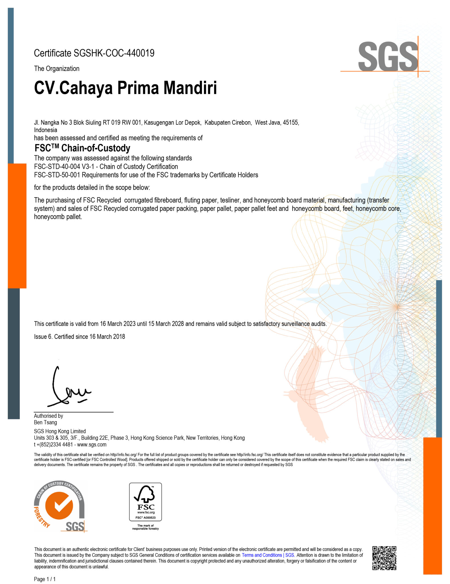About - CV. Cahaya Prima Mandiri